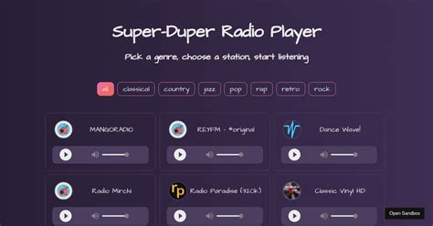 radio in react forked codesandbox