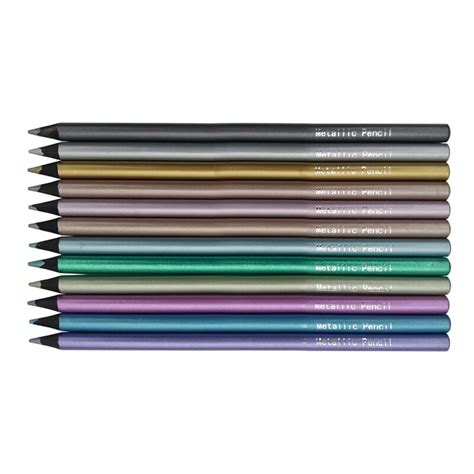 금속 색칠 공부 연필 다양한 색상 나무 연필 세트 어린이 아티스트 초보자 스케치성인 색칠하기 책 펜 연필 And 쓰기 공급