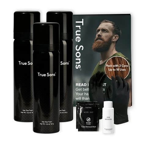 Walmart True Sons Hair Dye For Men With Instant Dye Booster Applicator