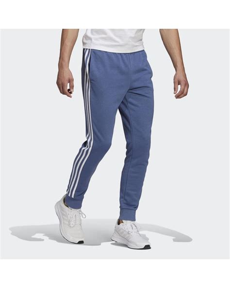 Adidas Essentials French Terry Tapered Cuff 3 Streifen Hose 40 Off