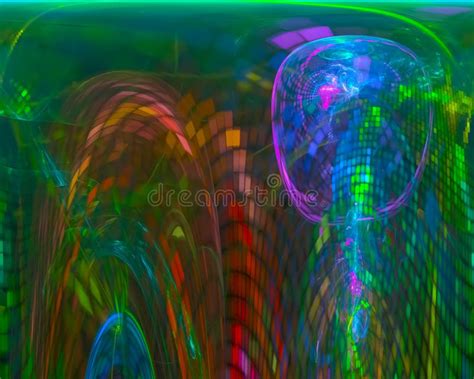 Abstract Imagination Future Beautiful Energy Fractal Futuristic Backdrop Graphic Curl Template