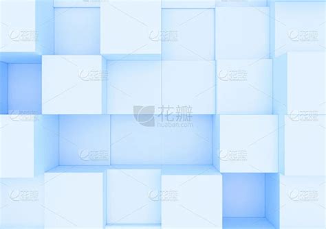 背景盒子抽象商务几何形状视点技术建筑业立方体形状三维图形素材 花瓣网