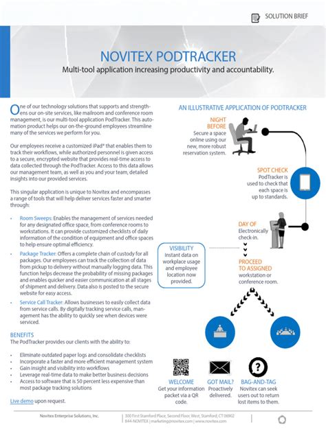 Novitex Solution Brief PodTracker | PDF | Service Industries ...