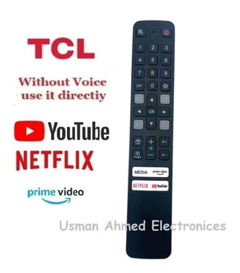 Tcl Smart Android Led Tv Remote Without Voice Cammands With Netflex And Youtub And Prime Video