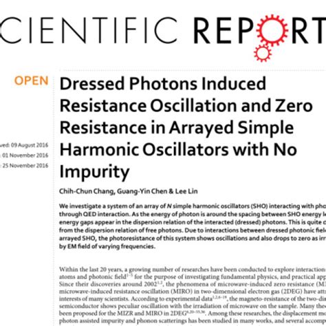 Chih Chun Chang National Chung Hsing University Taichung Nchu Department Of Physics