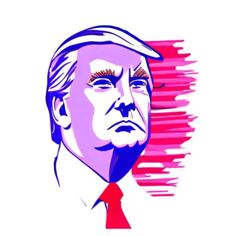 President Donald Trump Digital Graphic · Creative Fabrica