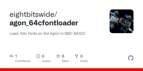 GitHub Eightbitswide Agon 64cfontloader Load 64c Fonts On The Agon