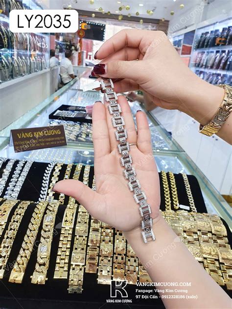 Lắc tay nam vàng 18k mã LY2035