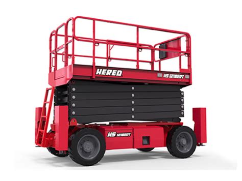 전기 대 거친 지형 가위 리프트 비교 분석 Hered