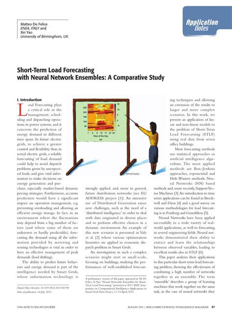 Pdf Notes Short Term Load Forecasting With Neural Network Ensembles
