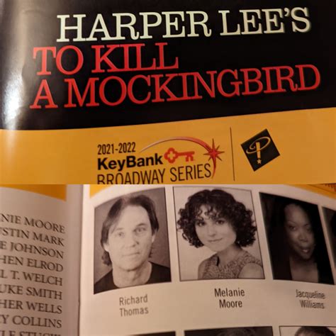 No Spoilers Getting To See Richard Thomas As Atticus Finch In To Kill A Mockingbird Tonight