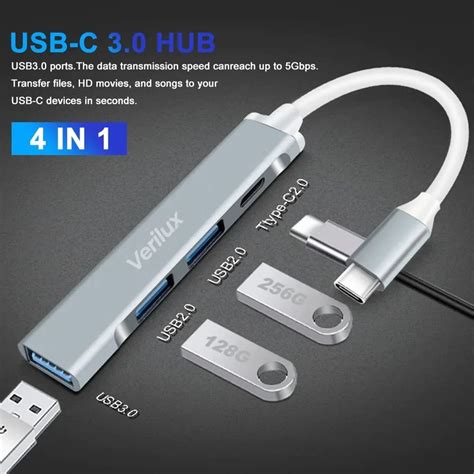 Verilux In Type C Hub Usb Port Model Name Number Eb Eb At Piece In