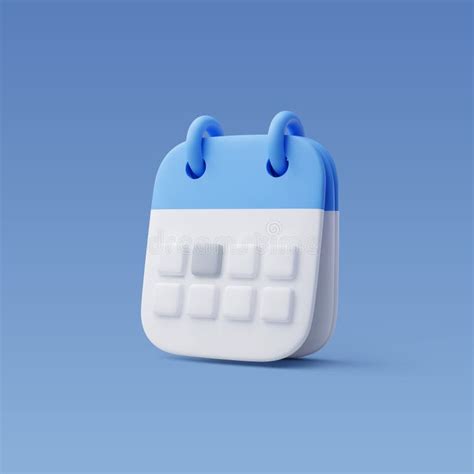 3d Vector Calendar Assignment Time Management Workflow Planning Concept Stock Vector