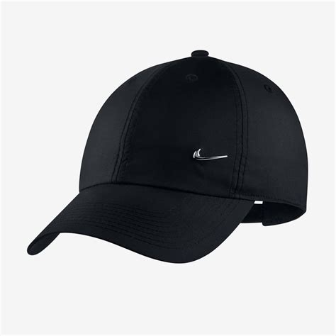 Кепка Nike H86 Metal Swoosh Cap, Black/Metallic Silver купить в ...
