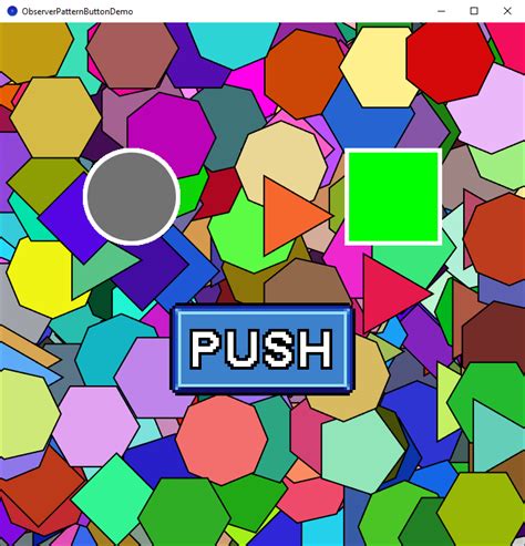 Observer Pattern Graphical Demo Agate DRAGON Games