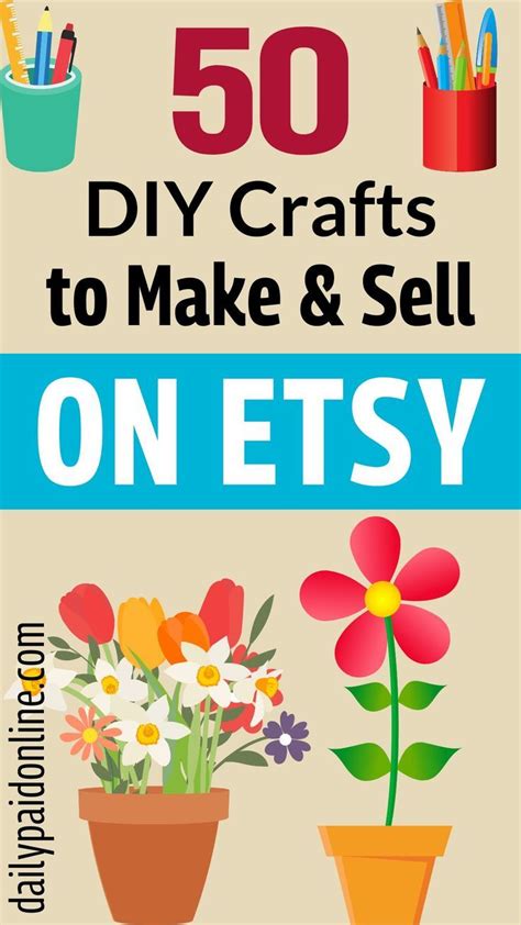 50 Easy Diy Crafts To Make And Sell For Profit On Etsy Artofit