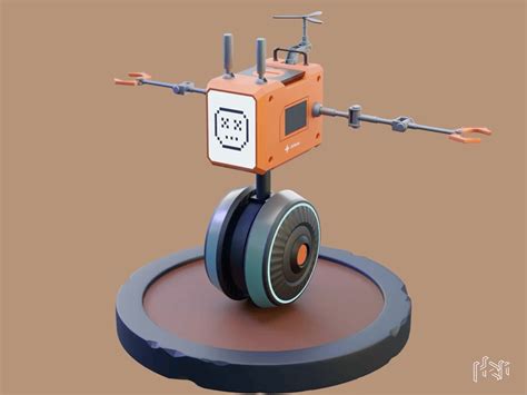 One Wheeled Robot By Nostoryh On Dribbble