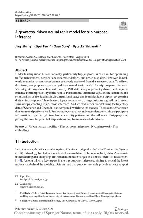 A Geometry Driven Neural Topic Model For Trip Purpose Inference