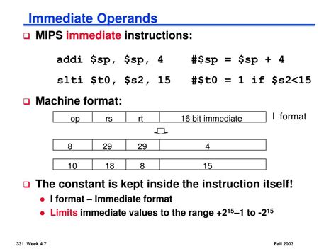 PPT MIPS SPIM Assembler Syntax PowerPoint Presentation Free