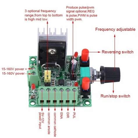 Stepper Motor Driver Speed Board Controller Pulse Signal Generator Module At Piece