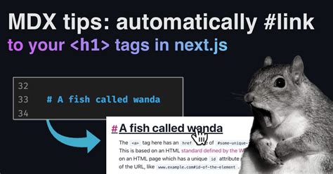 Nextjs With Mdx Tips Provide Shortcuts To Article Headings
