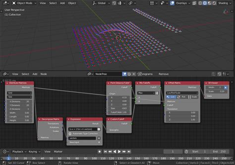 Animation Nodes Object Id Keys Additional Influence For A Selected Objects Blender Stack