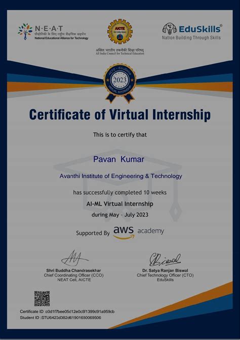 Gedila Pavan Kumar On Linkedin Ai Ml Virtualinternship