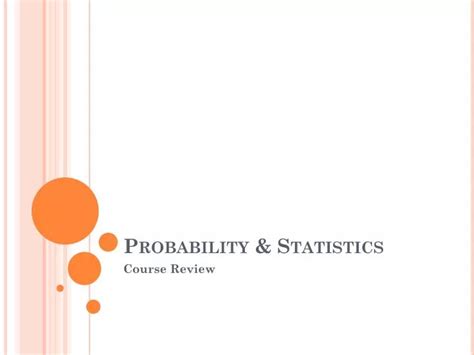 PPT Probability Statistics PowerPoint Presentation Free Download ID