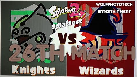 New My 26th Match Of The Knights Versus Wizards Splatfest For Splatoon