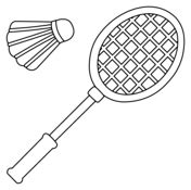 Coloriages Badminton Coloriages gratuits à imprimer