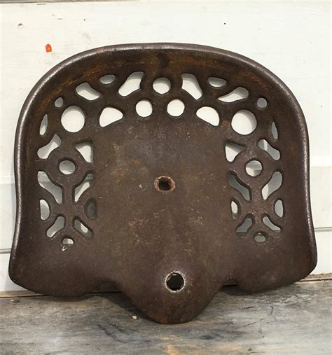 Fantastic Antique Cast Iron Tractor Seat Farm Implement Seat