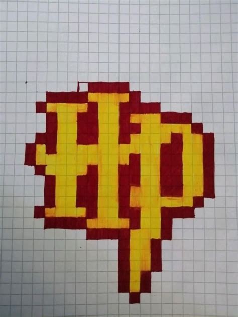 A Drawing With Harry Potter Logo Artofit