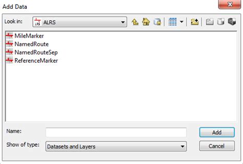 Adding An Lrs Network To Your Map—arcmap 文档
