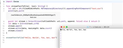 Cannot Open Csv File Swift Stack Overflow