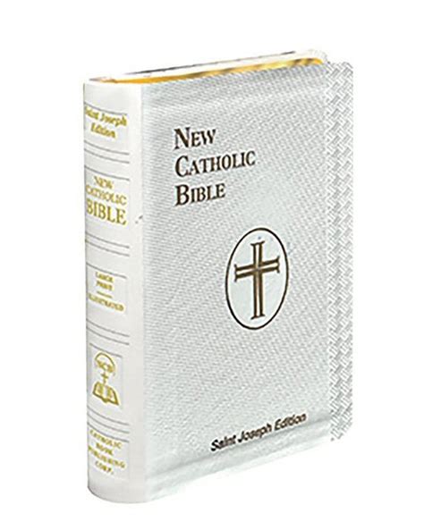 New Catholic Bible Stjoseph Compact White Uk Serenity Ts