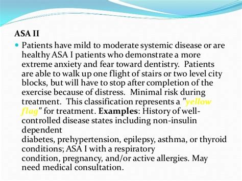 Asa Classification