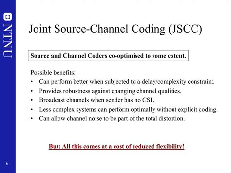 Ppt A Brief Review Of Joint Source Channel Coding Powerpoint