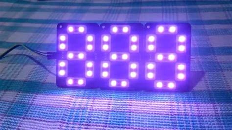 Addressable 7 Segment Rgb Display