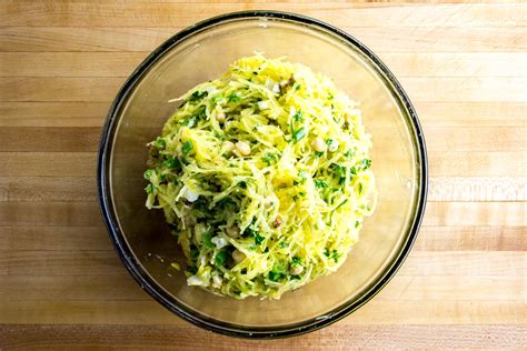 Lemon Vinaigrette And Feta Spaghetti Squash Salad Recipe