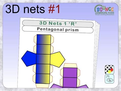 D Nets Print And Fold Basic Shapes D Shape Templates Teaching Resources