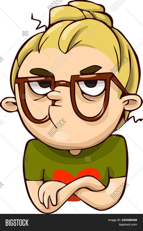 Funny Angry Cartoon Vector Photo Free Trial Bigstock