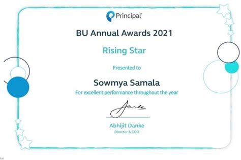 Sowmya Samala On Linkedin Pgs Awards Recognition Encouragement
