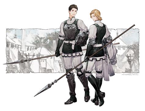 Dion Lesage And Terrence Final Fantasy And 1 More Drawn By Xiling