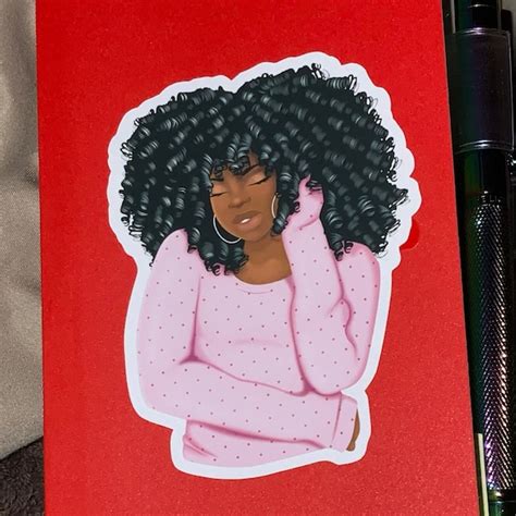 Black Girl Planner Stickers Black Women African American Planner