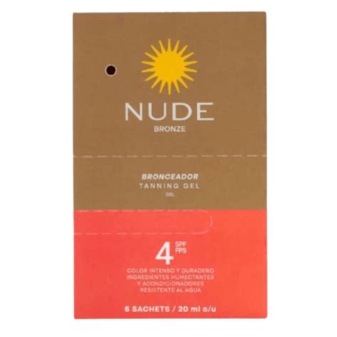 Nude Bronceador 4spf X 6 Sachets Dekosas