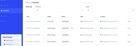 How Do I Change Candidate Application And Interview Statuses LANDED Support Hub