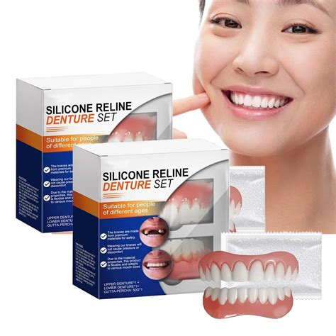Silicone Reline Denture Set Denture Silicone Reline Kit For Men And