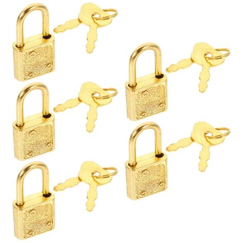 5 Sets Small Lock Key Small Key And Lock Mini Locks With Keys Small