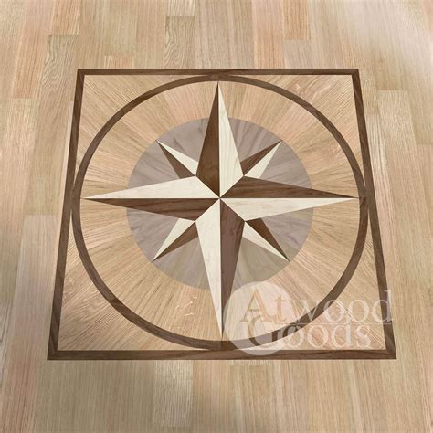 Wood Floor Inlay West Atlantic • Atwoodgoods
