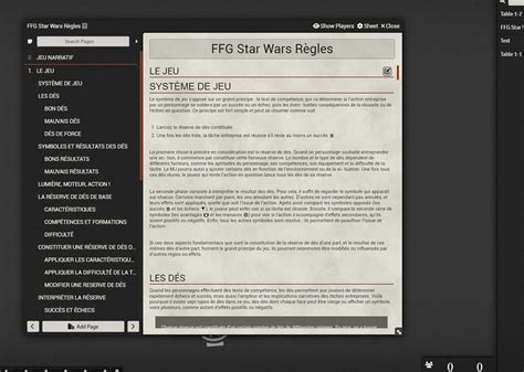 Journal Toc Not Functionnal · Issue 1233 · Starwarsfoundryvtt